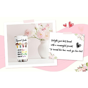 34HD Valentine Friend Gifts, Golden Movie Tumblers with Lid 20 oz Stainless Steel, Best Friend Travel Cup Mug, Friend Decor, Birthday Gifts for Bestie Women Girls