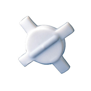 SP Bel-Art Spinstar Teflon Magnetic Stirring Bar; 70mm, fits 400ml Beakers, White (F37146-0400)