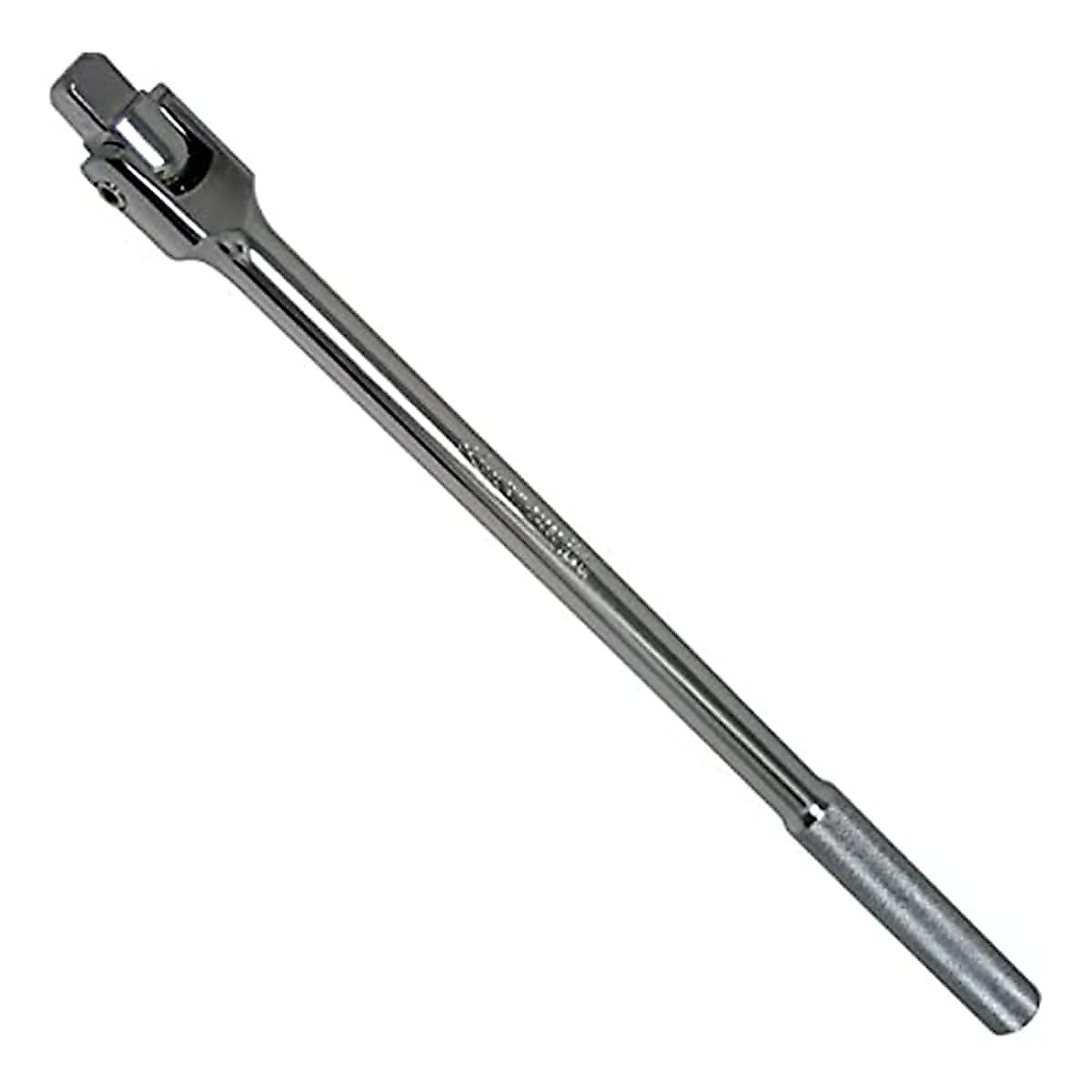 K Tool International 24080 20" Flex-Head Breaker Bar with 3/4" Drive for Garages, Repair Shops, and DIY, Polished Chrome Finish, Knurled Handle, Rust and Corrosion Resistant