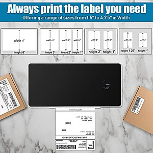 LabelRange 300DPI High Resolution Thermal Label Printer - Commercial Grade Shipping Label Printer 4x6, Support Amazon Ebay Paypal Shopify Etsy Shipstation and More on Windows, Mac and Linux System