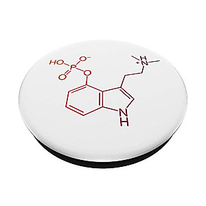Psilocybin Molecule Magic Mushroom PopSocket