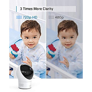Add-on Baby Camera Unit, Baby Monitor Camera, eufy Baby Video Baby Monitor, 720p HD Resolution, Ideal for New Moms, Easy to Pair, Night Vision