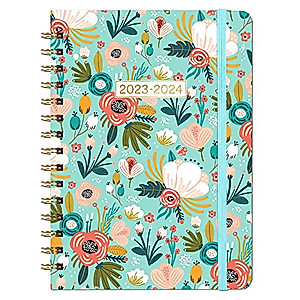 Planner 2023-2024 - Weekly Monthly Planner 2023-2024, July 2023 - June 2024, 12 Monthly Weekly Planner with Tabs, Hardcover, 6.4‘’ x 8.3'' Calendar Planner with Elastic Closure, Inner Pocket