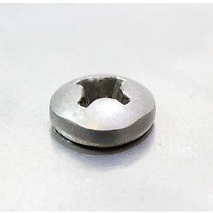 Bolt Dropper 10 x 1 Self Tapping Stainless Steel Metal Screw, (100 Set) Phillips Pan Head Self Drilling, 410 SS, Corrosion Resistant Choose Size