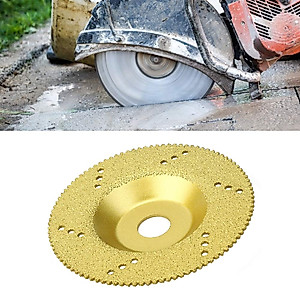 3.9" Diamond Grinding Disc, All Purpose Segmented Rim Diamond Blade for Cutting Rebar, Cast Iron, Concrete, Pavers, Tile, Granite, Laminate