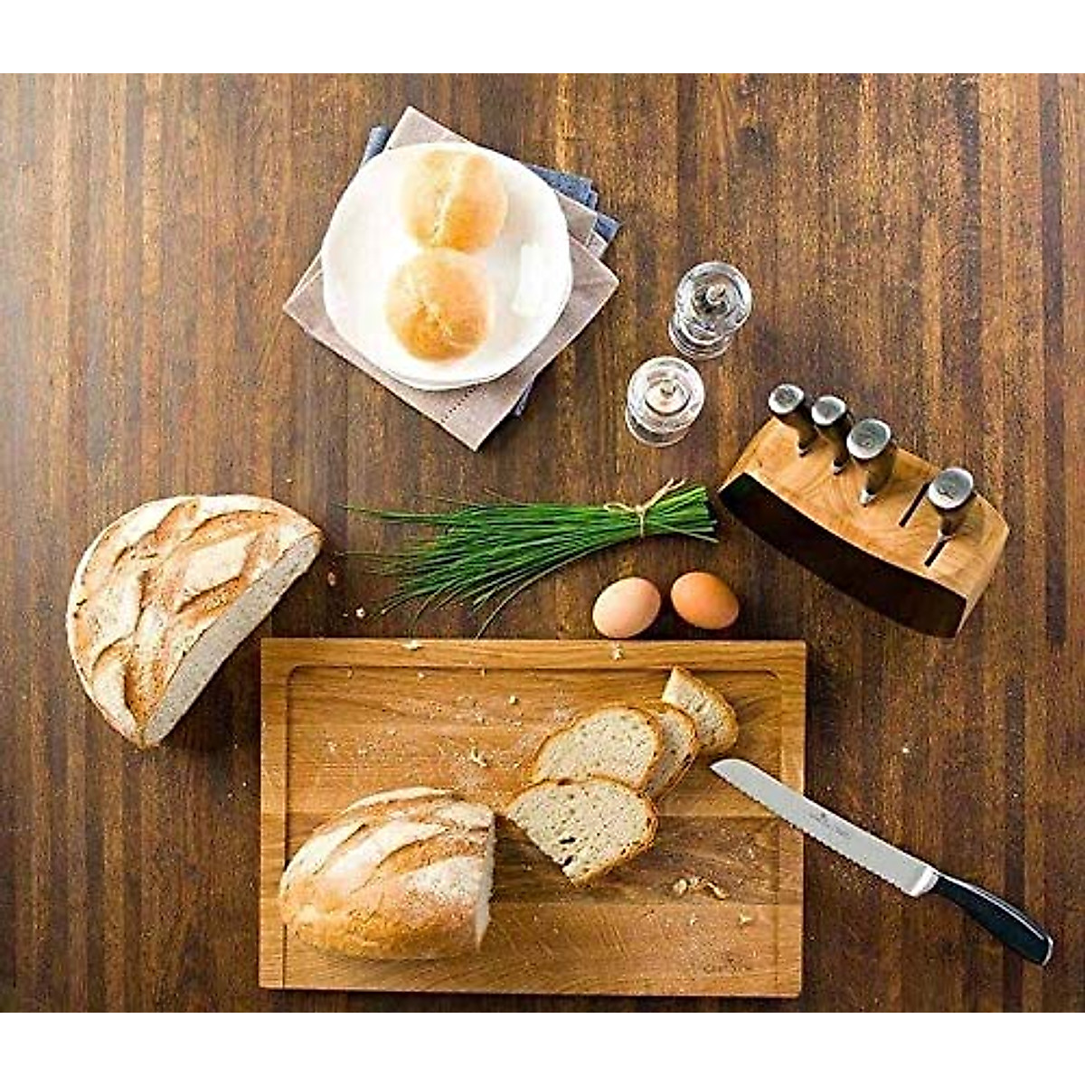 Gerlach G02-0981M-ZENB-05PU-S2S1-01 Set of The Kitchen Knives in Block Loft-G02-0981M-ZENB-05PU-S2S1-01, Stainless Steel