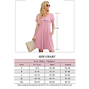 WEACZZY Women's Summer Short Sleeve Casual Dresses Swing Cover Up Loose Sundress with Pockets (Floral Mix Blue,Medium)