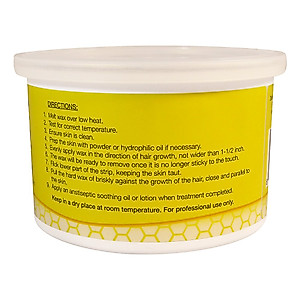Wax Necessities Waxness Film Hard Wax Natural Tin 14 Ounces
