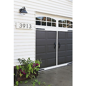 5 Inch House Numbers for Outside, Metal Modern Floating House Numbers, Garden Door Mailbox Decor Number with Nail Kit, Visibility Signage (Black 3)
