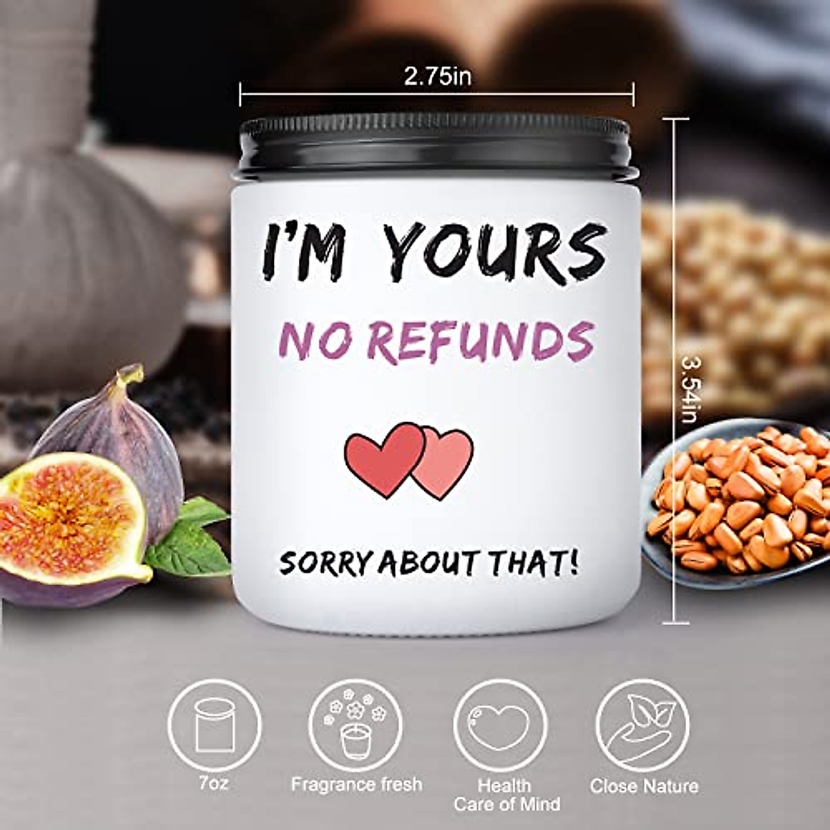 Lavender Candle- Funny Gifts for Women Her, Romantic Birthday Gifts for Women Best Friends,Anniversary Birthday Mother's Day Christmas Gifts for Her,Him,Mom,BFF,Best Friends,Girlfriend,Couple, Sister