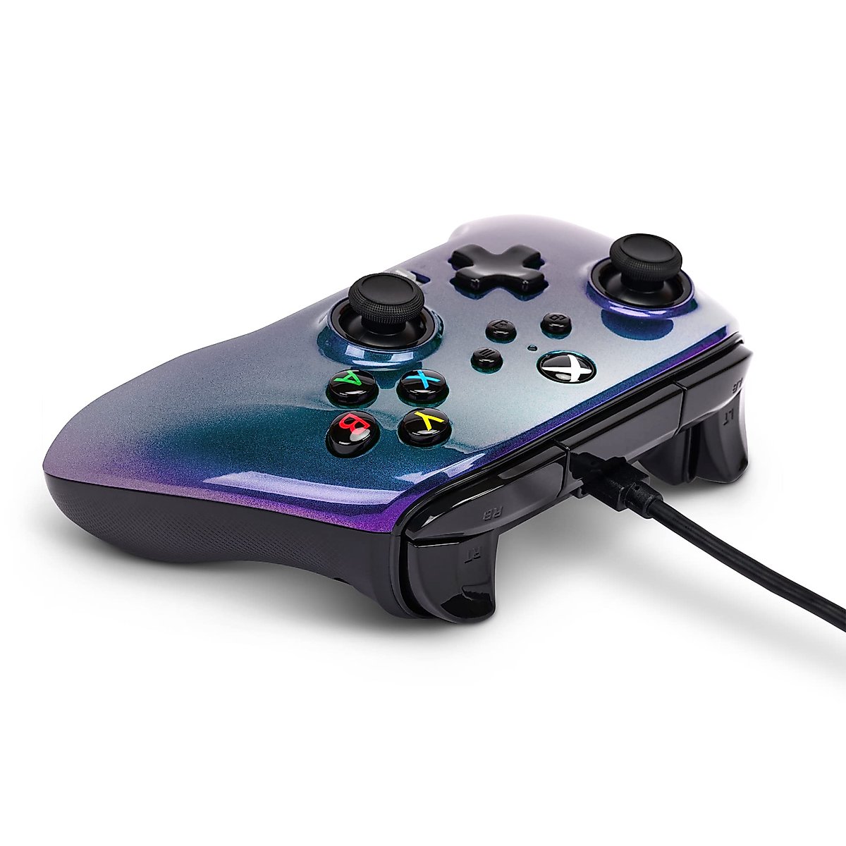 PowerA Enhanced Wired Controller for Xbox Series X|S - Aurora Borealis, gamepad, video game /gaming controller