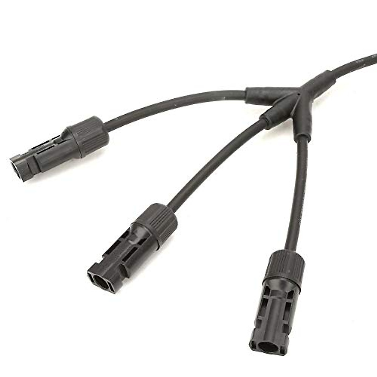 1 Pair Y Type Branch Connector, Renewable Energy Solar & Wind Power Parts & Accessories Waterproof Extension Cable PV Wire Adapter Solar Panel Cable