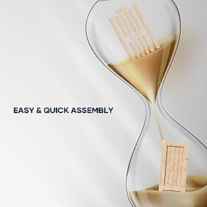 EaseLife 42in x 84in (Double 21in×84in Door) Barn Door with 7FT Sliding Door Hardware & Handle Included,DIY Assemblely,Easy Install,Apply to Interior Rooms & Storage Closet,H-Frame,Natural