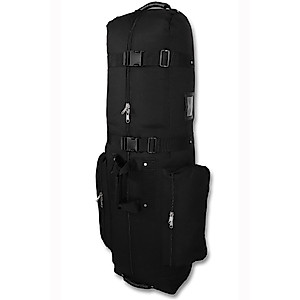 CaddyDaddy CDX-10 Padded Golf Travel Bag Cover with Large Pockets - Heavy Duty, Wheeled Golf Bag Travel Cover, Lightweight