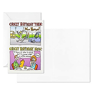 Hallmark Shoebox Funny Birthday Cards Assortment, 12 Cards with Envelopes (Tacos, Goldfish, Bulldog)