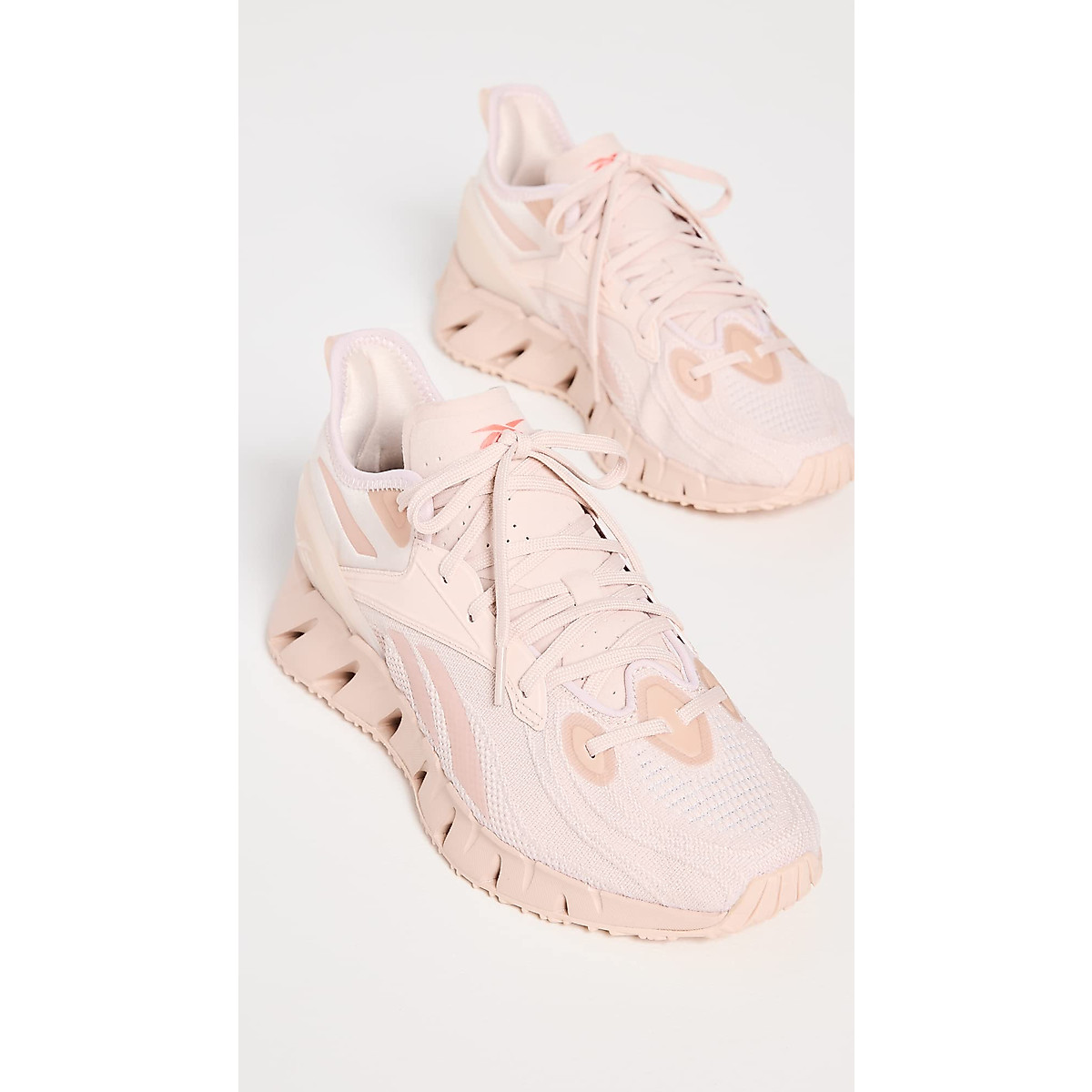 Reebok Women's Zig Kinetica 3.0 Sneaker, Soft Ecru/Neon Cherry, 7.5