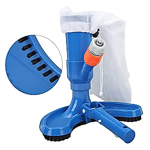 RvSky Garden kit Pool Vacuum Head Strong ABS Quick Connection Half Moon Easy Assembly Manual Pool Vacuum for Swimming Pool Cleaning