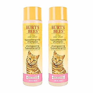 Burt's Bees for Cats Hypoallergenic Shampoo With Shea Butter & Honey | Moisturizing & Nourishing Cat Shampoo | Cruelty Free, Sulfate & Paraben Free, pH Balanced for Cats - Made in USA, 10 Oz - 2 Pack