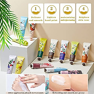 20 Pack Hand Cream Gift Set,Hand Lotion for Dry Cracked Hands,Working Hands Body,Travel Size Hand Cream,Moisturizing Hand Lotion,Holiday Gift for Women Valentine's Day Mother's Day (Fruit Plant)