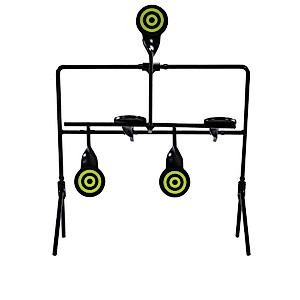 KNINE OUTDOORS Resetting Shooting Target Airgun Rimfire Pellet BB Gun Target, Rated for .22 .177 Caliber (Rimfire)