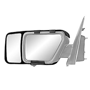 K Source Snap & Zap Custom Towing Mirror Pair for Ford F150, Black