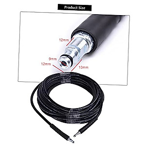COLLBATH 3 pcs Water Softener M Pressure Black and Connectionblack Hosepipe Quality Car Garden Heater - Heavy Pump Female Washers Washer Rubber Flex Washing Thick Cleaning Connectionm