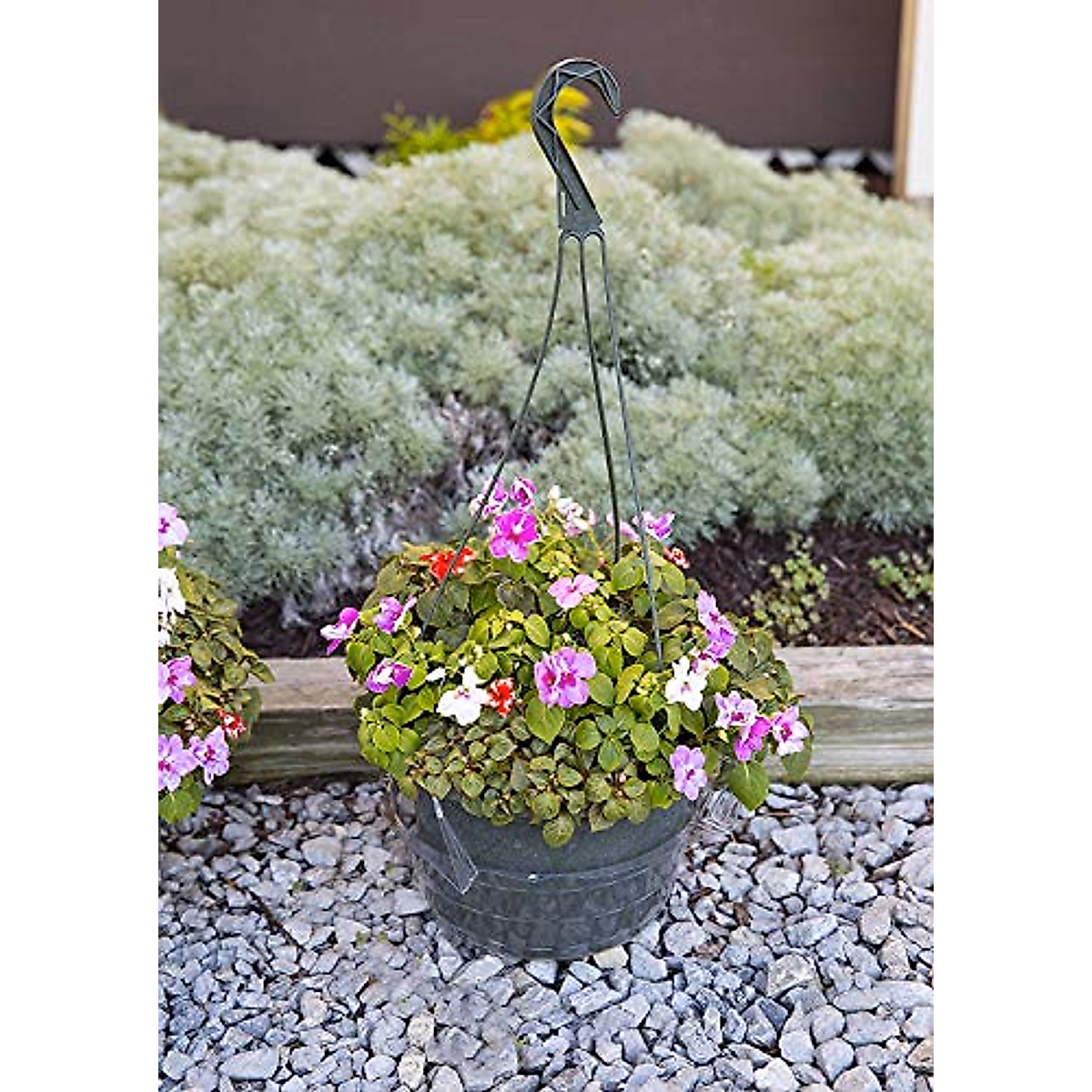 Curtis Wagner 10" Clear Hanging Basket Drip Pan Saucer (10-Pack)