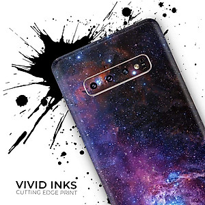 DesignSkinz Glowing Deep Space Protective Vinyl Decal Wrap Skin Cover Compatible with The Samsung Galaxy S20 (Screen Trim & Back Glass Skin)