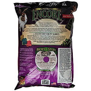 F.M. Brown'S Encore Premium Rabbit Pet Food, 10-Pound