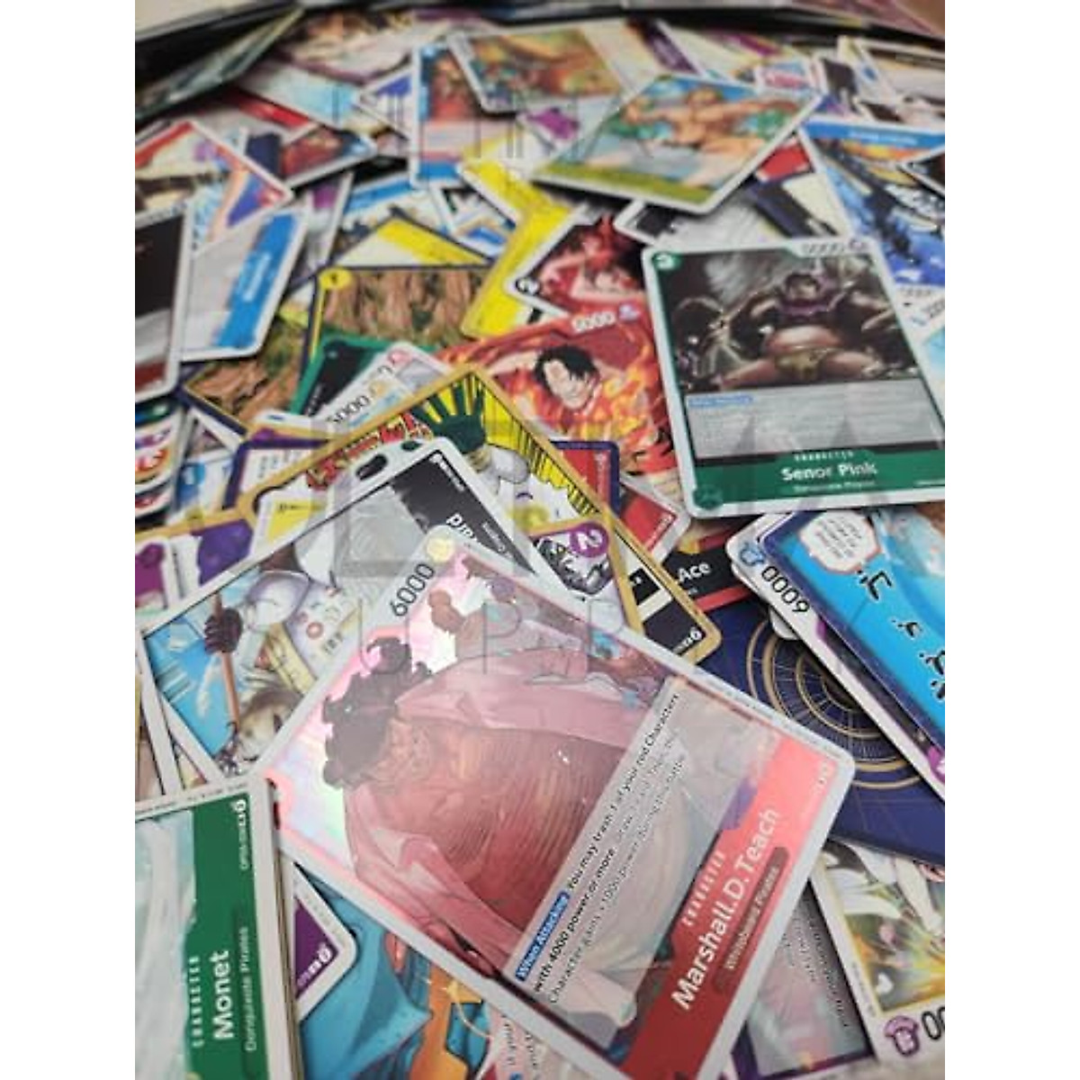 (200) ONE Piece Trading Card Mixed Sets Lot w/ 5 Holographics Foils Ultimasupply