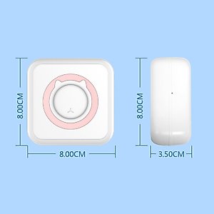 MIGYKO All-in-one Photo Printer Multifunction Portable Printer Wireless Instant Mini Printer Support BT Connection for Smartphone with 11 Paper Rolls 57mm Compatible with iOS Android