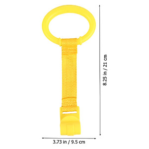 TOYANDONA Baby Rings 4pcs Baby Infant Learning Stand Pull Rings Crib Pull Rings Hand Rings for Baby Standing Assistant Hanging Baby Toys