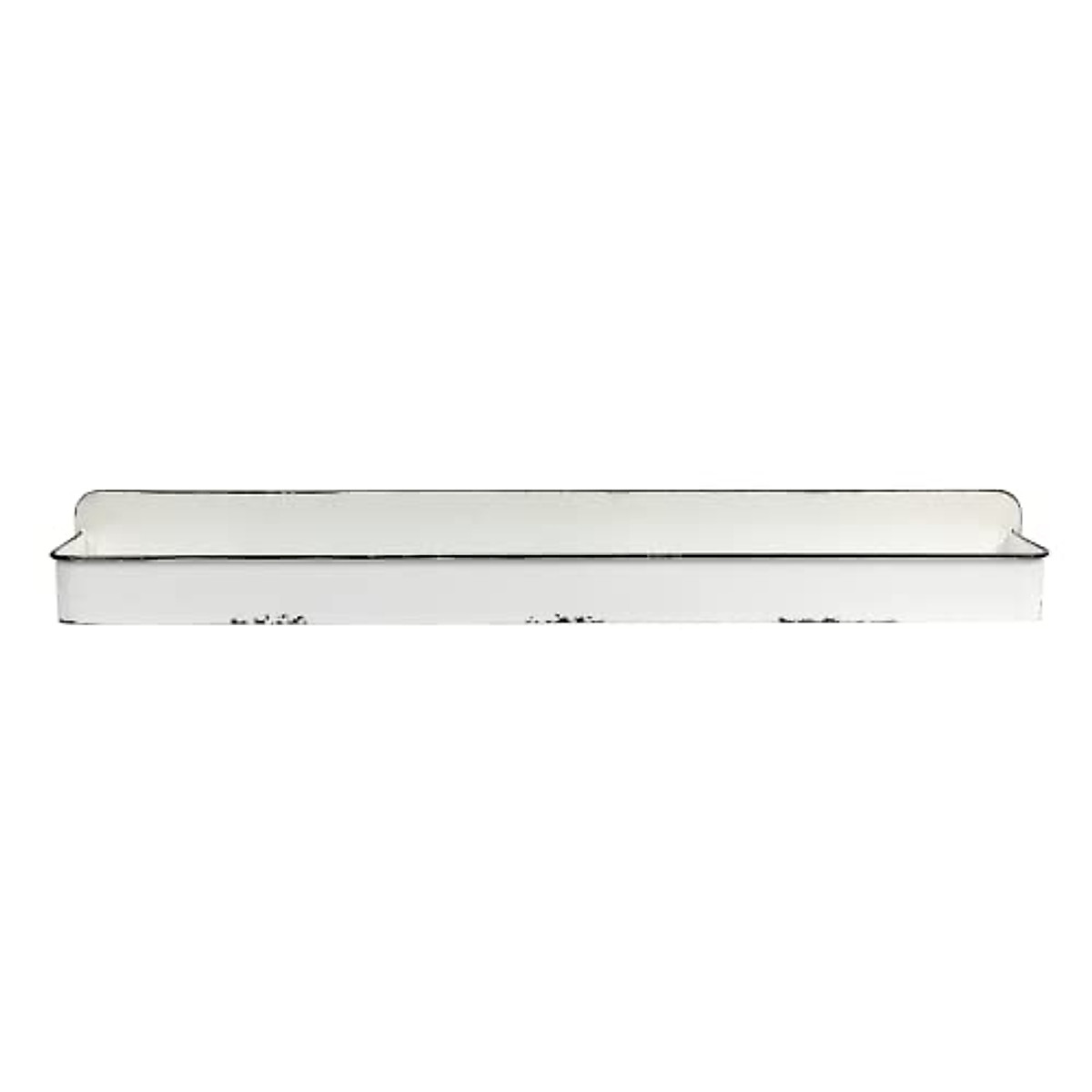 Creative Co-Op DA8541 White Wall Shelves, 2 Count