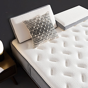 DH DIGLANT HOME King Mattress,10" Memory Foam Hybrid Tight Top Mattress with Pocket Spring,Medium-Firm Foam Mattress Sleep Motion Isolation, Supportive Pressure Relief,King Size Mattress-in-a-Box