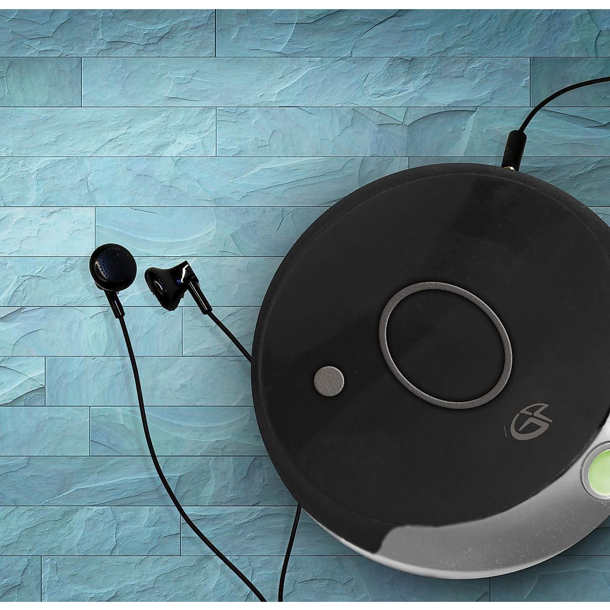 GPX Portable Personal CD Player and MP3 Player with Anti Skip Protection and Stereo Earbuds, Black Gray PC807BMP3U