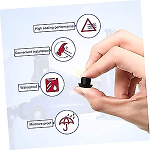 Horizontal Rubber Oil Plugs Car Jacks Car Jack 120 Pcs Jack Plug Car Lift Jack Car Accessory Rubber Horizontal Black Car Accessories Auto Accessories Hydraulic Filler Bung