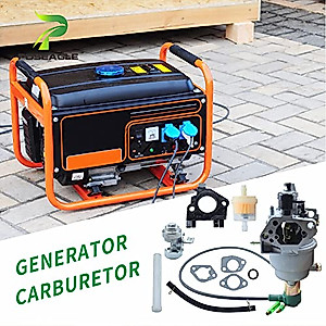 POSEAGLE P54804 Carburetor with P54392 Fuel Cock for WEN 56551 5500 Watt, WEN 56682 7000 Watt, WEN 56877 9000 Watt Generators