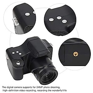 Surebuy Digital Camera, Lightweight and Portable 1500mAh Large‑Capacity Battery Comfortable and Easy to Use Point and Shoot Camera for Travel for Home Use(Standard Edition)