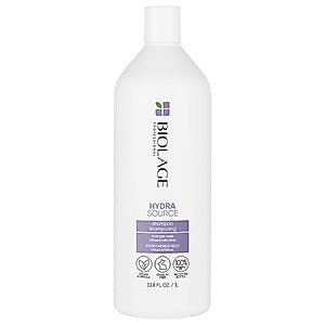 Biolage Hydrasource Salon Shampoo | Hydrates & Moisturizes Dry Hair | Helps Repair Split Ends | Paraben-Free | For Dry Hair | Weightless, Soft Finish | Vegan | Cruelty Free | 33.8 Fl. Oz