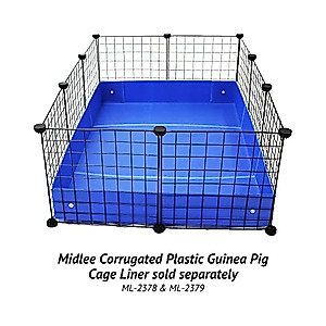 Midlee Guinea Pig Cage Panels- Set of 24 DIY Piggie Cage