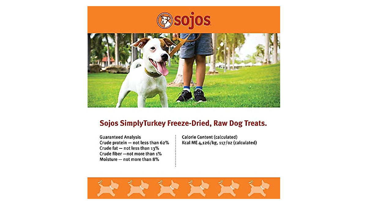 Sojos Simply Turkey Dog Treats - Healthy & Natural