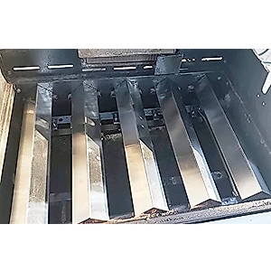 Htanch SN1751 (5-Pack) 16 13/16" Stainless Steel Heat Plate Replacement for Brinkmann Models 810-1750-S, 810-3820-S, 810-3821-S,Members Mark GR2210601-MM-0