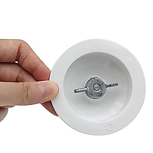 9704230 Blender Coupler with Spanner Kit and 9704291 Blender Blade 4 Leaf With Rubber Gasket Seal, Part Number WP9704230VP, WP9704230, 9704267 9706716 Compatible with KitchenAid KSB5 KSB3, Pack of 5