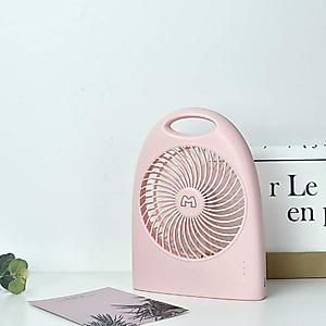 Toxz Portable Desktop Handheld Mini Fan,USB Rechargeable,Cooling Fan,Small Handheld Fan,Multi-Color,Durable Travel Fan,19.6x5.6x26cm