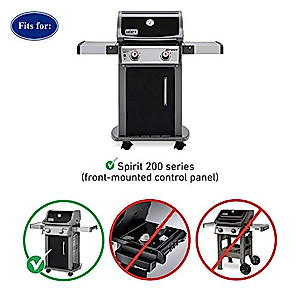 Utheer 69785 18 Inch Grill Burner Tube for Weber Spirit 200, Spirit E210 S210 E220 S220 Spirit II E/S-210 Series Gas Grills with Up Front Controls (2013 Model Years and Newer), 304 Stainless Steel