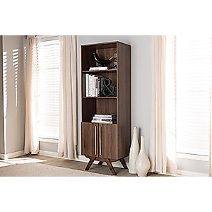 Baxton Studio Ashanti Wood Bookcase
