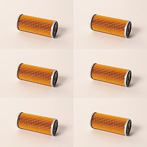 6 PK Hydro Transmission Oil Filter Fits Hustler 604126 X-ONE Cub Cadet PH-411154