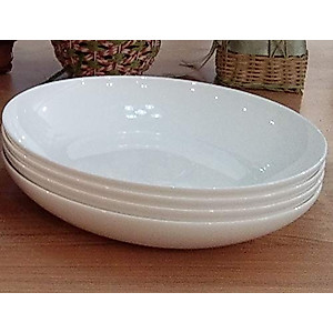 Mikasa Delray Bone China Pasta Bowl, 9-Inch, Set Of 4, White -,220 milliliters
