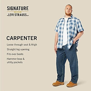 Levi Strauss Signature Gold Men's Carpenter Jeans, Clement, 38x30