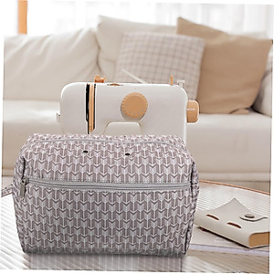 TEHAUX Wool Storage Storage Tote Knitting Tote Bag Knitting Needles Pouch Sewing Machine Carrying Case Cross Stitch Bag Knitting Tools Bag Knitting Bags Fabric Yarn Toolbox